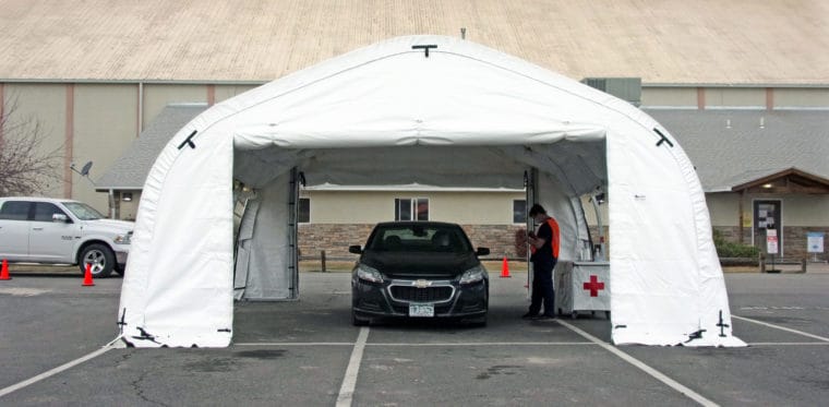 How to Set Up a Drive-Through Testing Station Structure