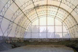 Bulk Salt, Sand & Frac Sand Storage Buildings - Alaska Structures