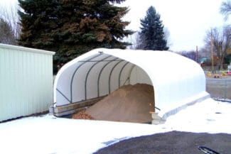 Bulk Salt, Sand & Frac Sand Storage Buildings - Alaska Structures
