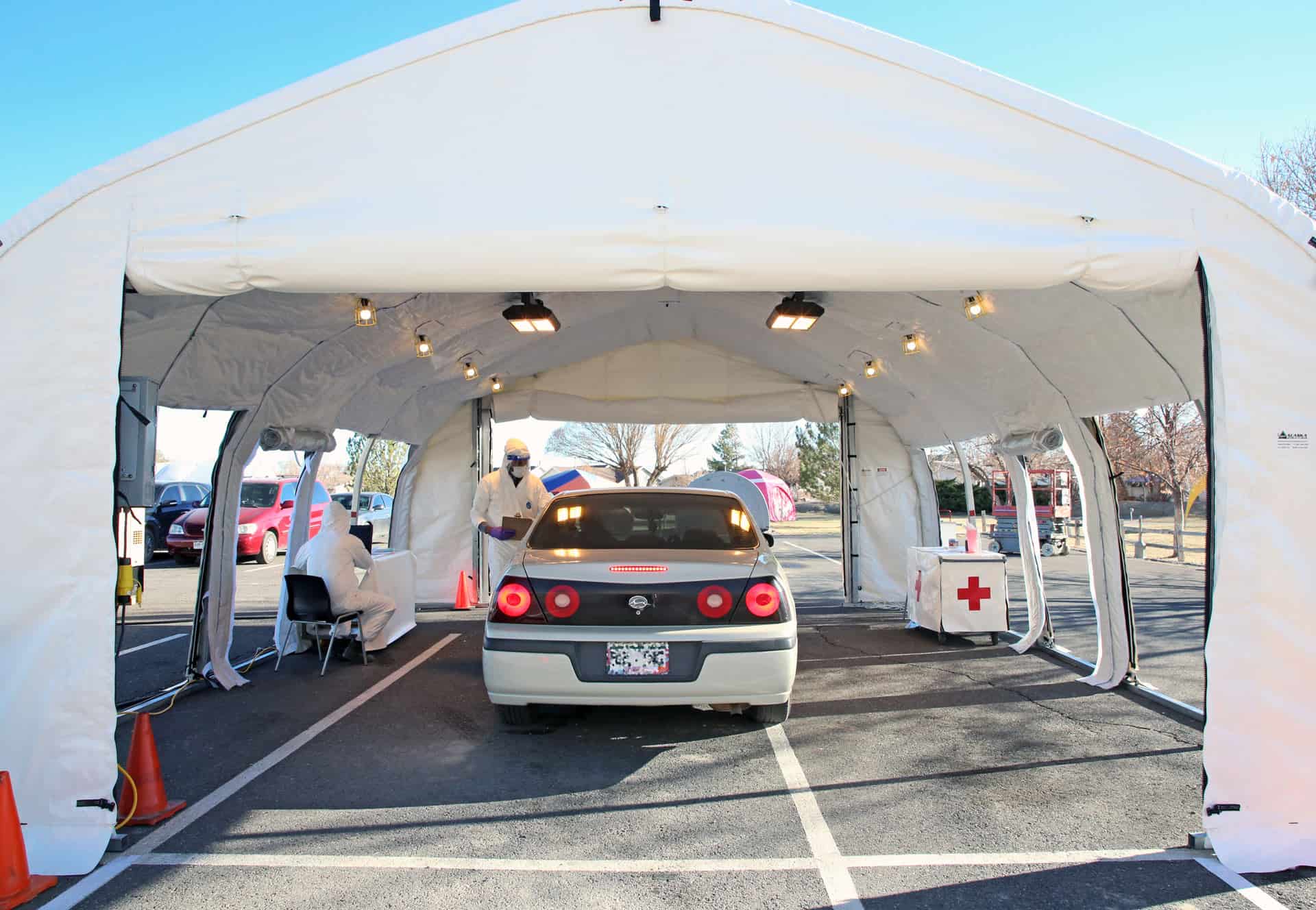 Drive-Through Testing and Vaccination Shelters | Alaska Structures