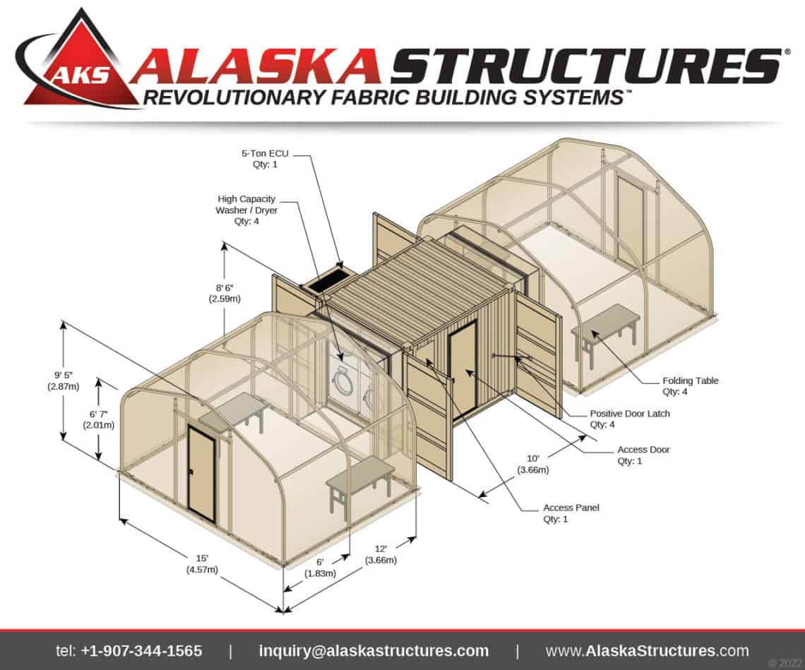 Portable Hygiene Facilities for Remote Camp Systems
