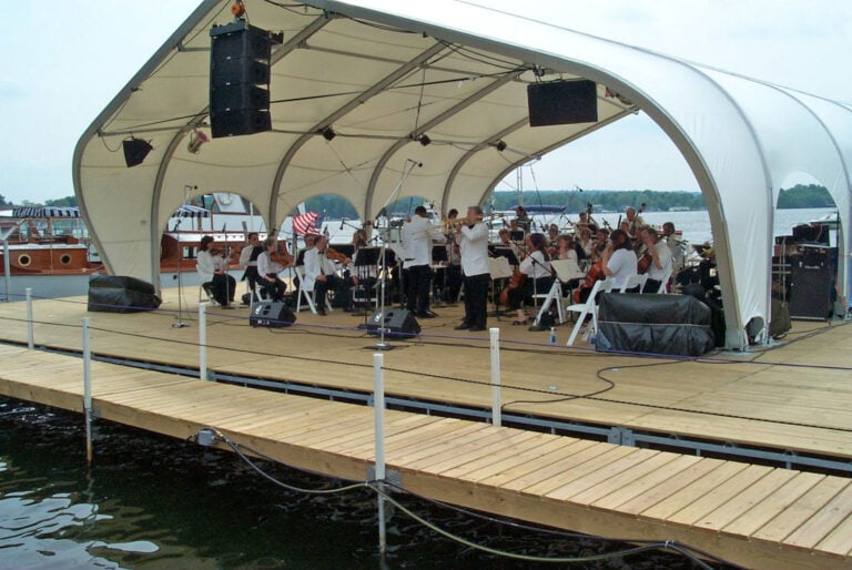 Fabric Stage Covers and Concert Hall Solutions - Alaska Structures