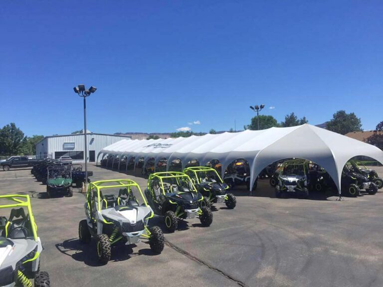 Fabric Structures for Auto Dealerships - Alaska Structures