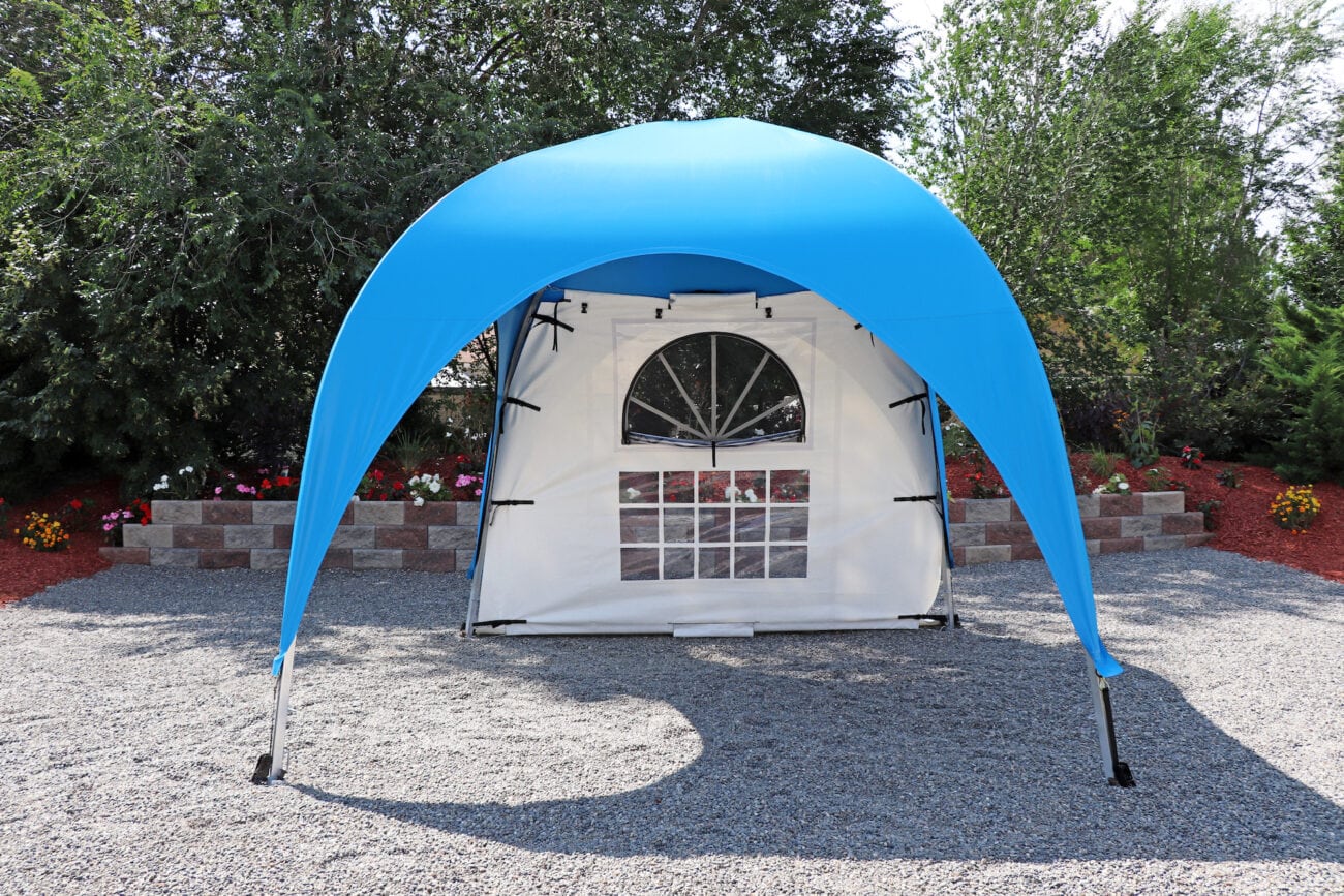 Side Curtains for Canopies and Fabric Buildings - Alaska Structures